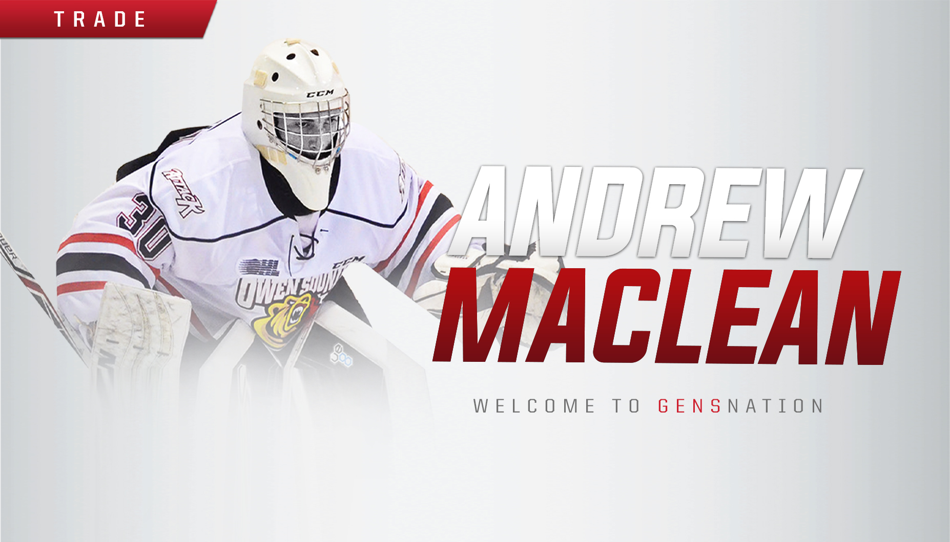 Generals Acquire Andrew MacLean from the Owen Sound Attack in Exchange ...