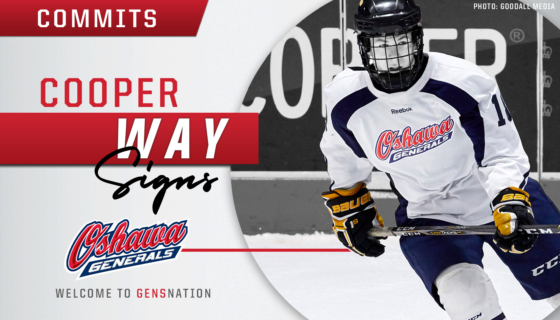 Cooper Way Commits to the Generals - Oshawa Generals