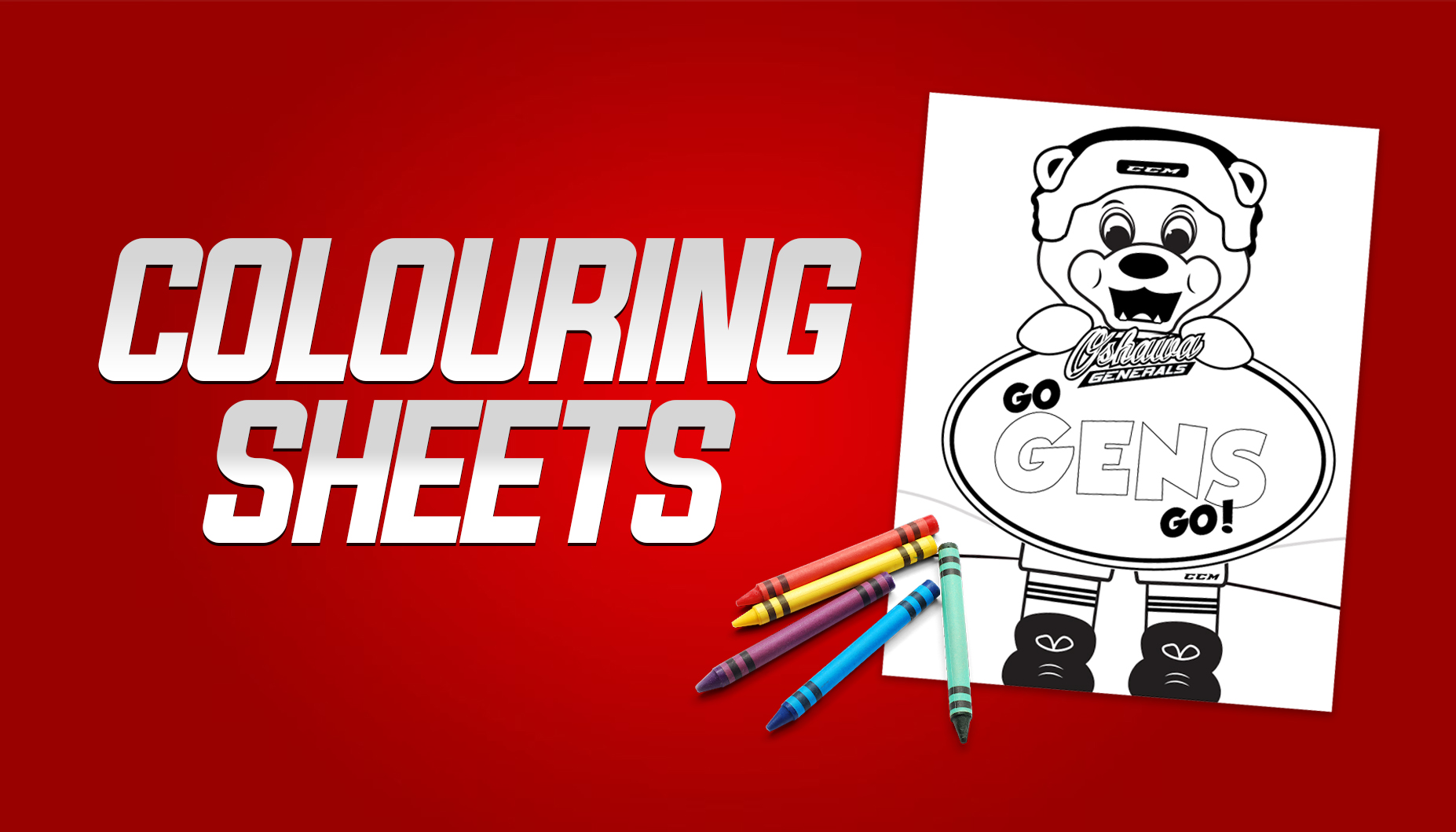 Oshawa Generals Colouring Sheets - Oshawa Generals