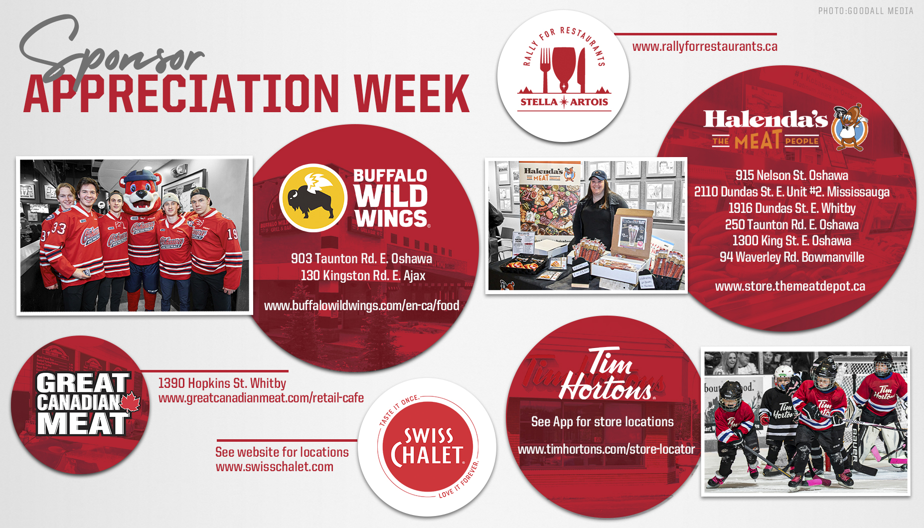Sponsor Appreciation Week - Restaurants and Grocery - Oshawa Generals