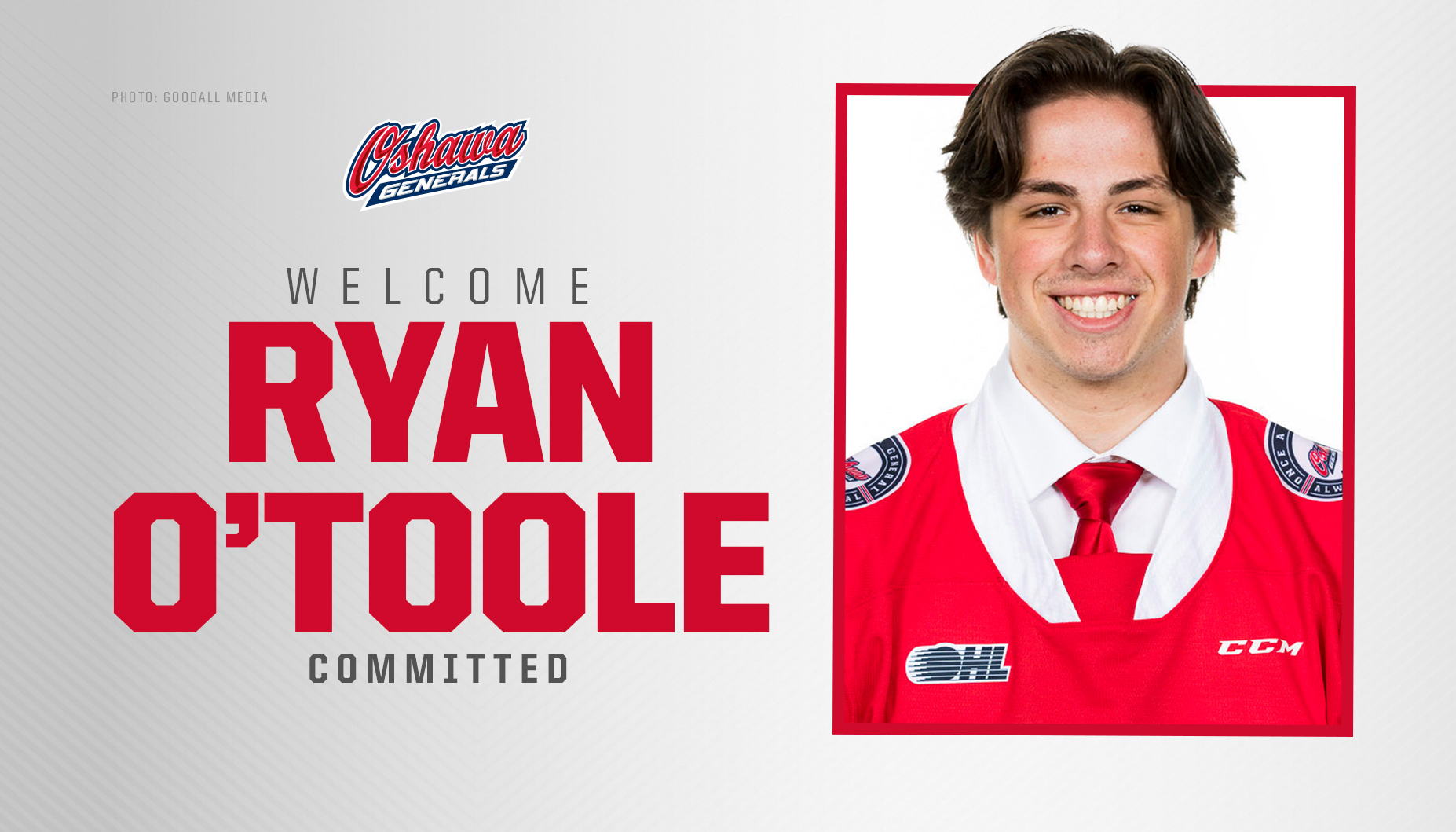 Ryan O'Toole commits to Generals - Oshawa Generals
