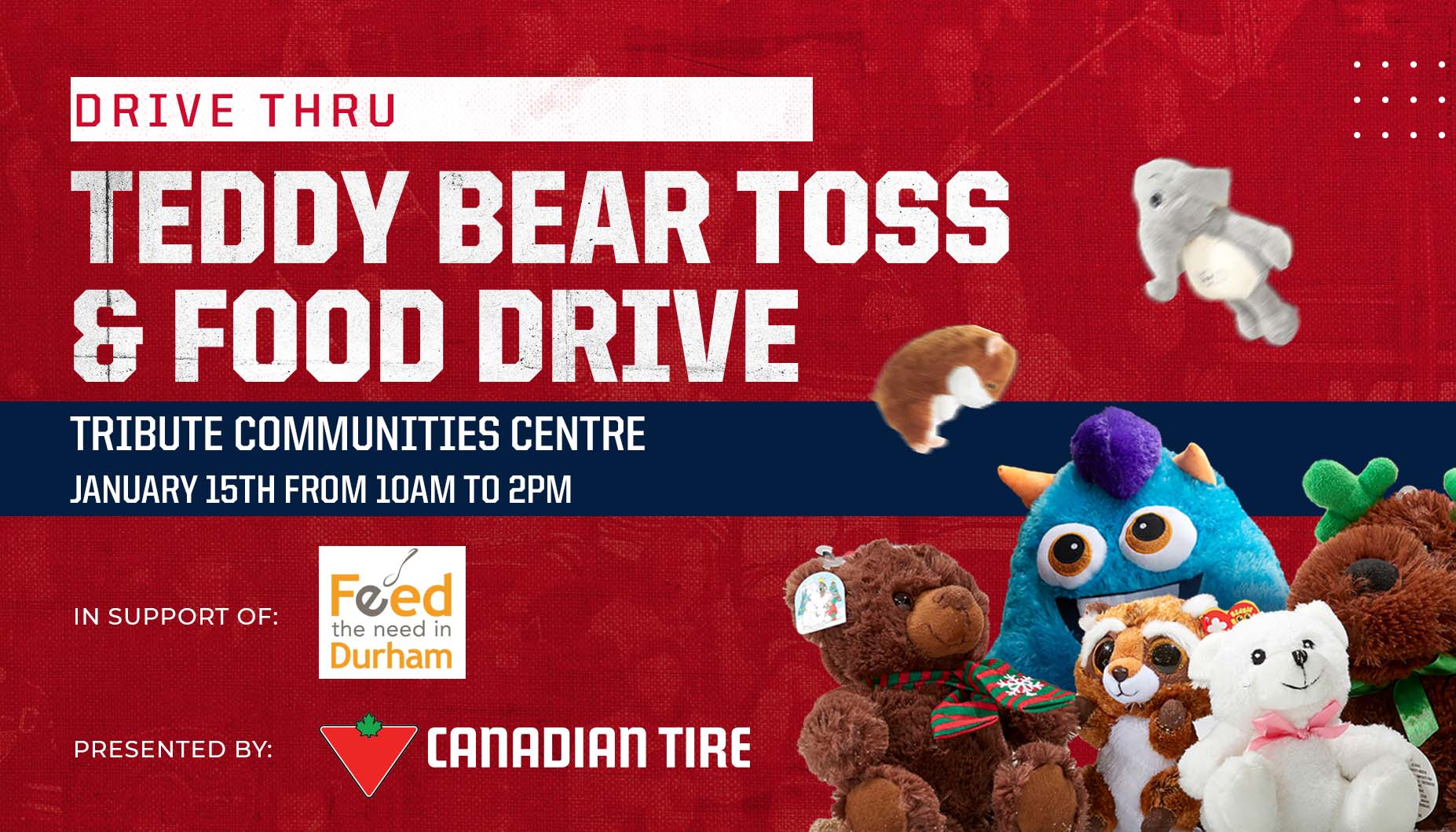 Drive-Thru Teddy Bear Toss returns to Oshawa - Oshawa Generals