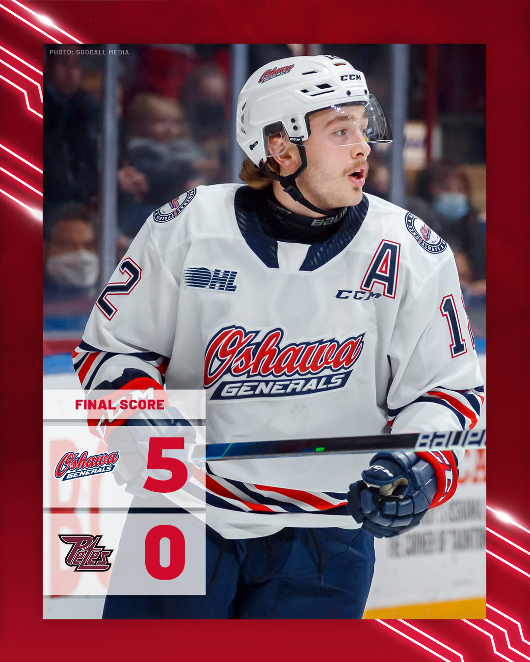 Generals blank rival Petes in Whitby to close exhibition - Oshawa Generals