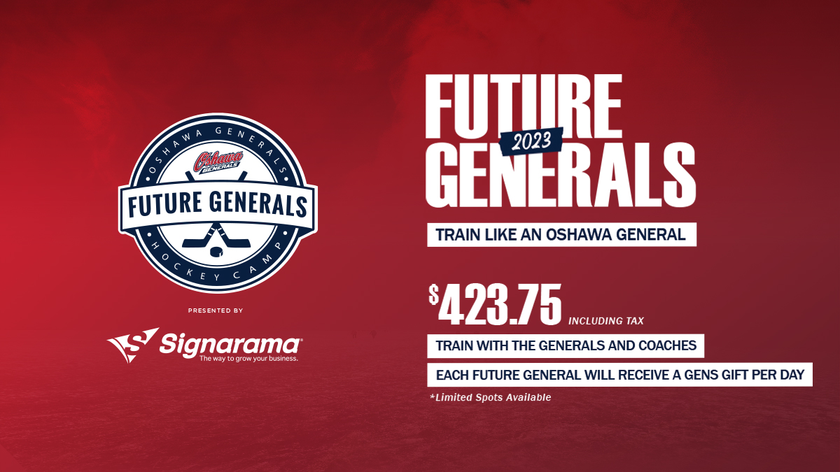 2023 Future Generals Camp registration now open - Oshawa Generals