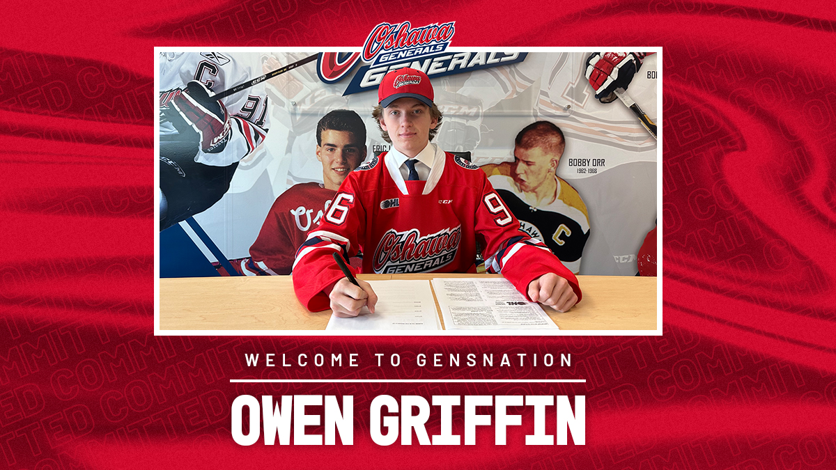 Owen Griffin commits to Generals ahead of 2023-2024 season - Oshawa Generals
