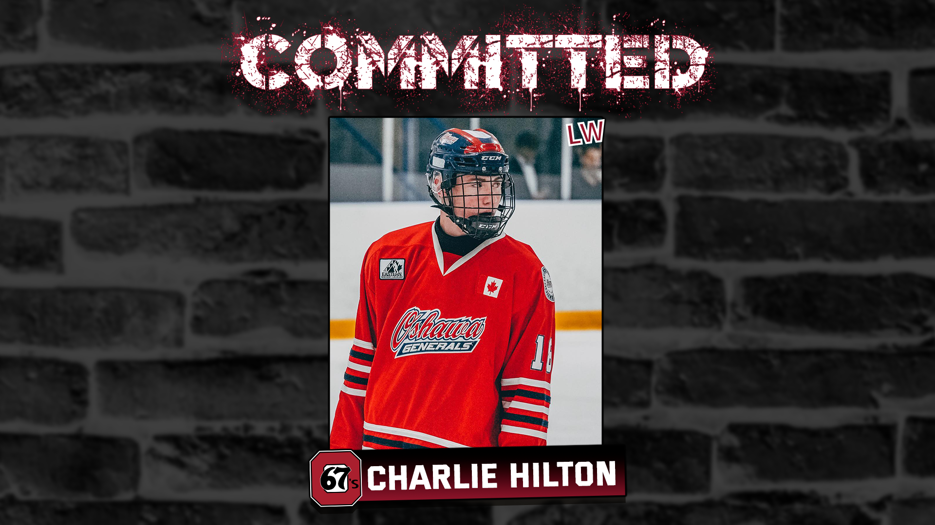 Forward Charlie Hilton commits to 67's - Ottawa 67s