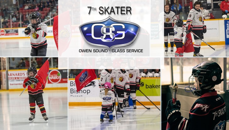 OS Glass Service 7th Skater - Owen Sound Attack