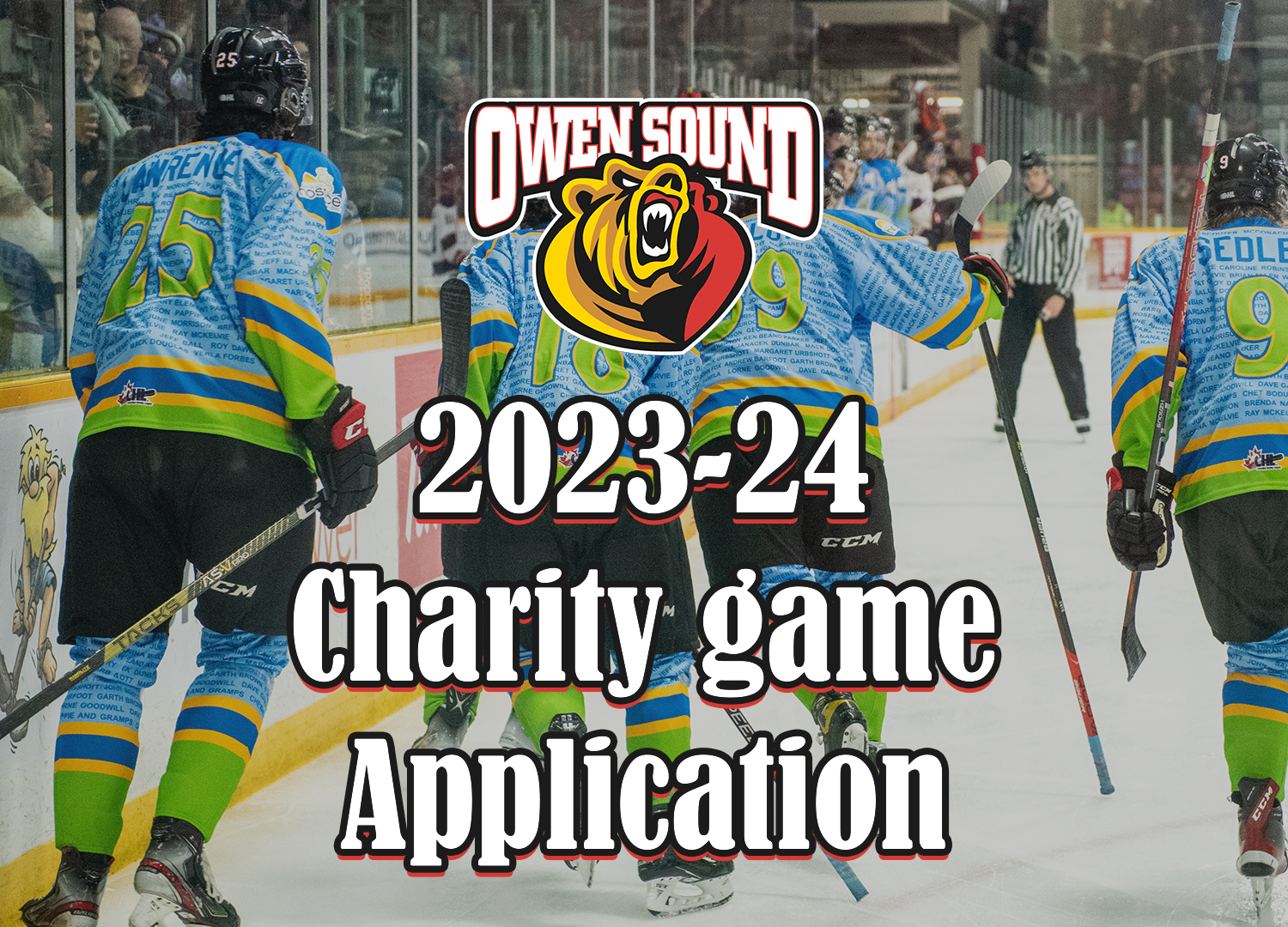 CHARITY GAME APPLICATION - Owen Sound Attack