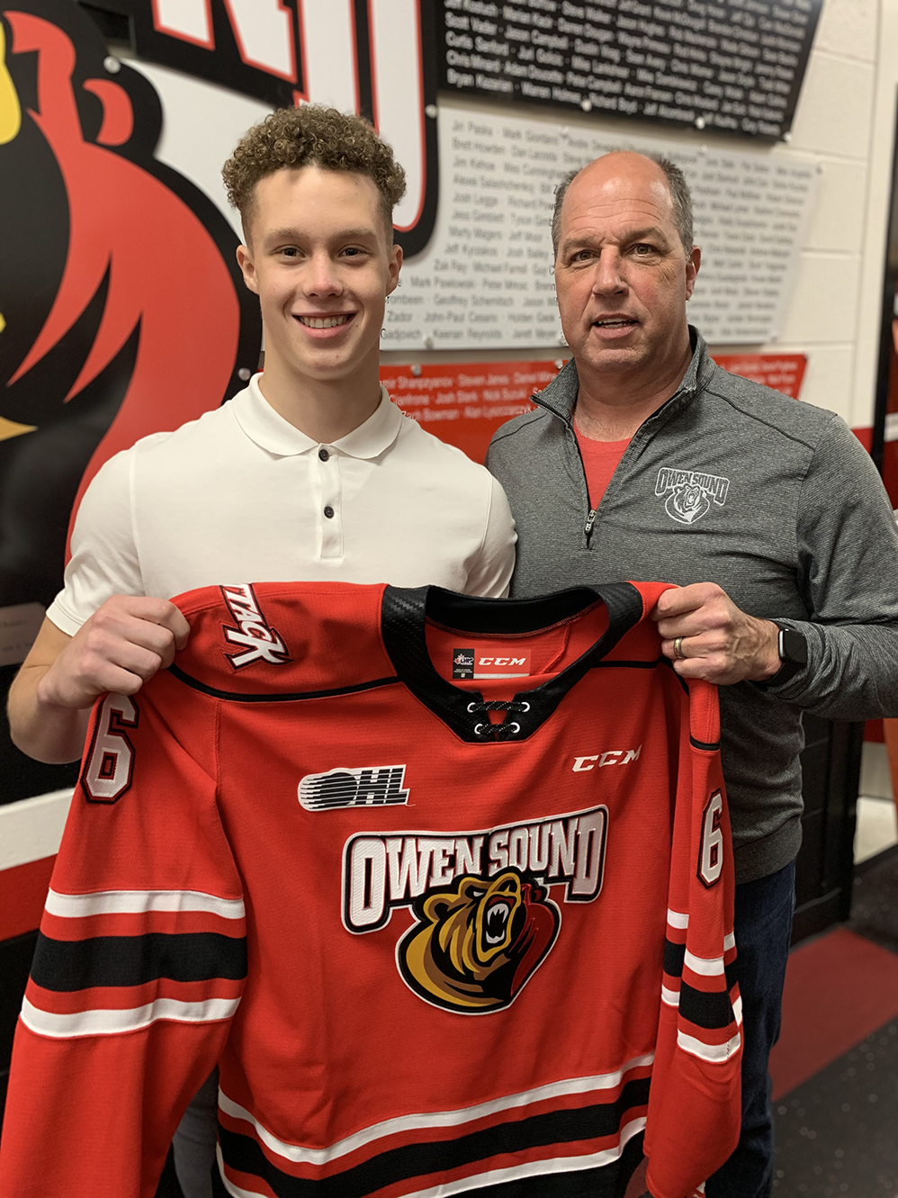 Attack sign LeSage to Standard Player Agreement - Owen Sound Attack