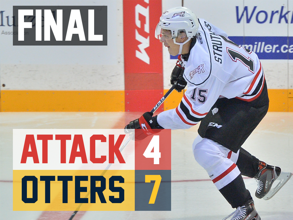 Turnovers and Special Teams Cost Attack In 7-4 Loss To Otters - Owen Sound Attack