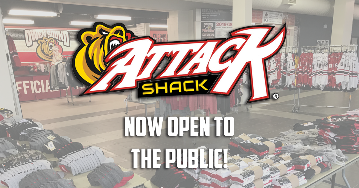 Attack Shack Now Open To The Public - Owen Sound Attack