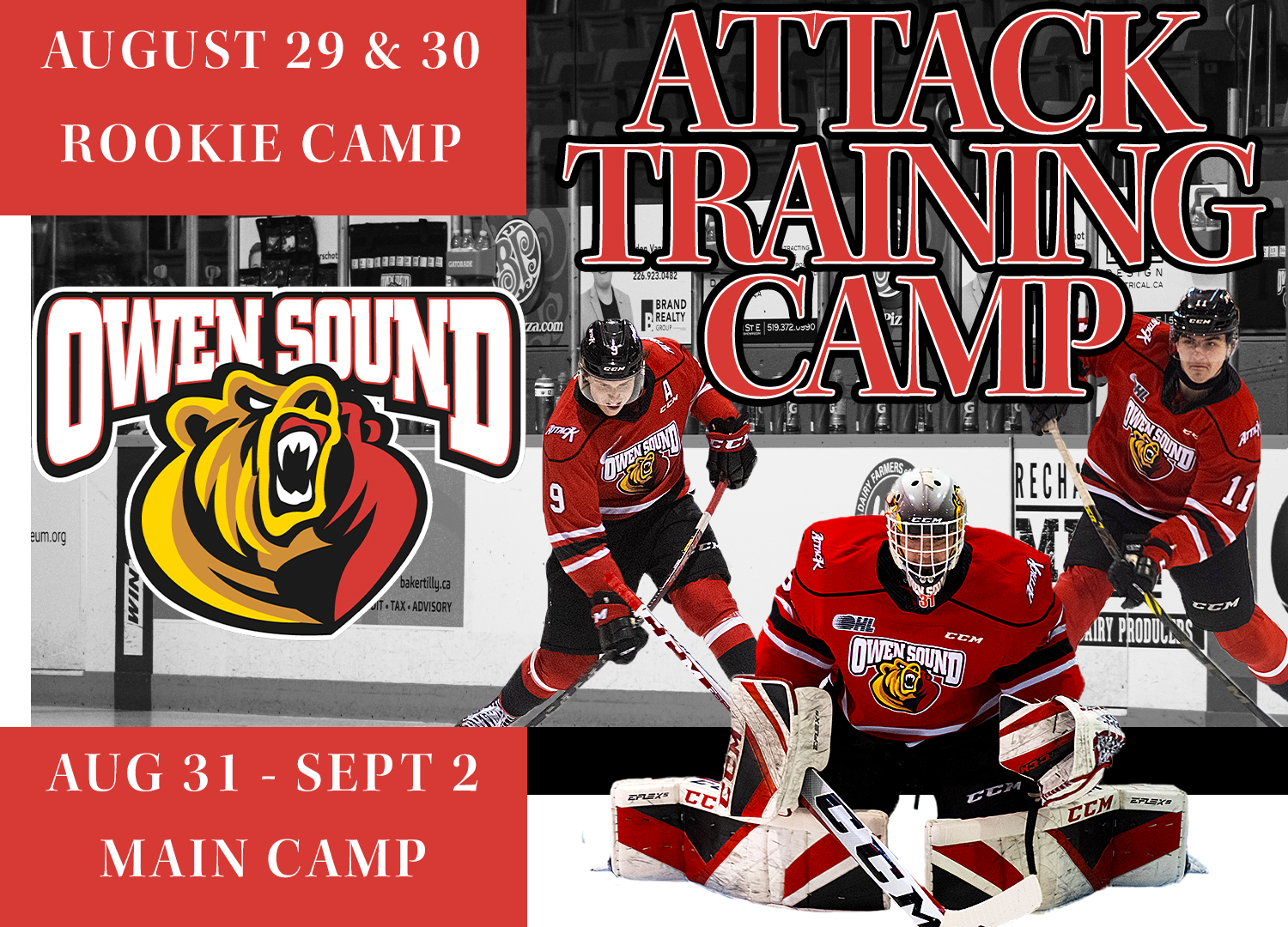 Attack Training Camp Schedule - Owen Sound Attack