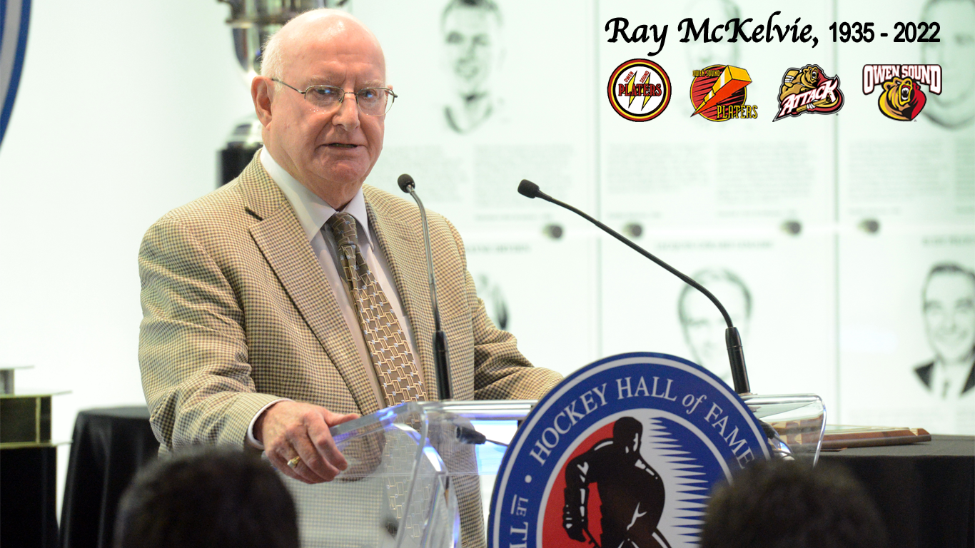 Owen Sound Attack Mourn the Loss of Ray McKelvie - Owen Sound Attack