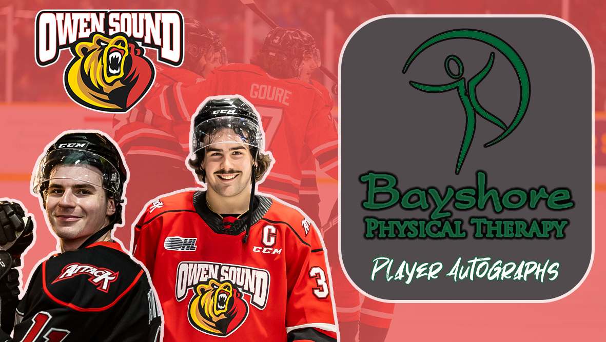 Bayshore Physical Therapy Player Autographs - Owen Sound Attack