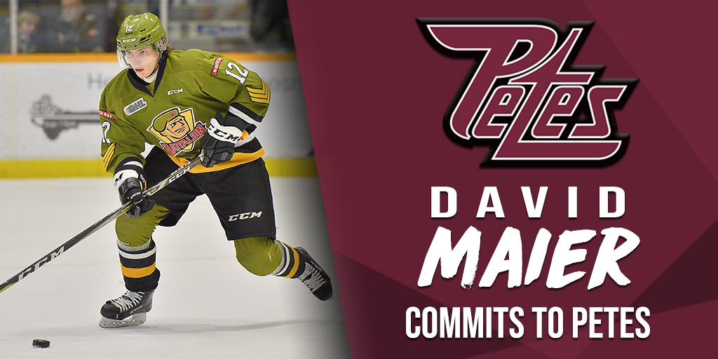 David Maier Commits to Petes - Peterborough Petes