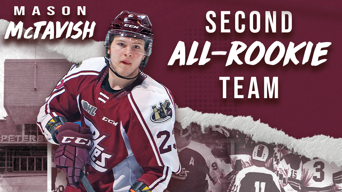 Mason McTavish named to 2019-20 OHL Second All-Rookie Team ...