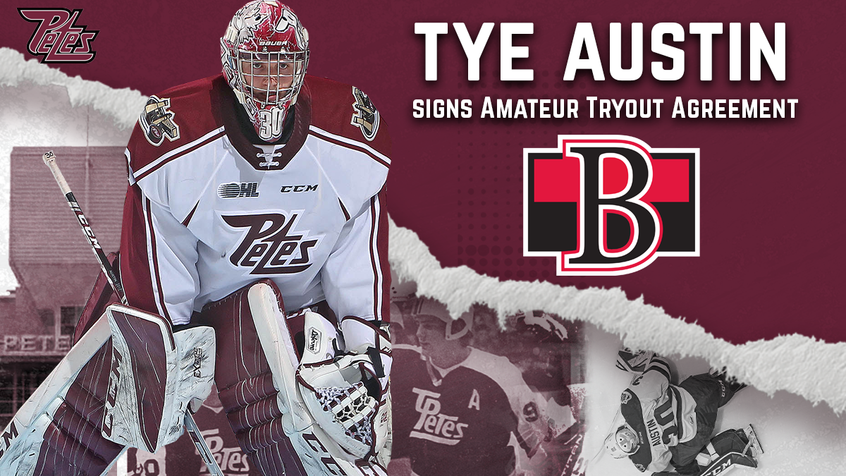 Tye Austin Signs Amateur Tryout Agreement with the AHL Belleville ...