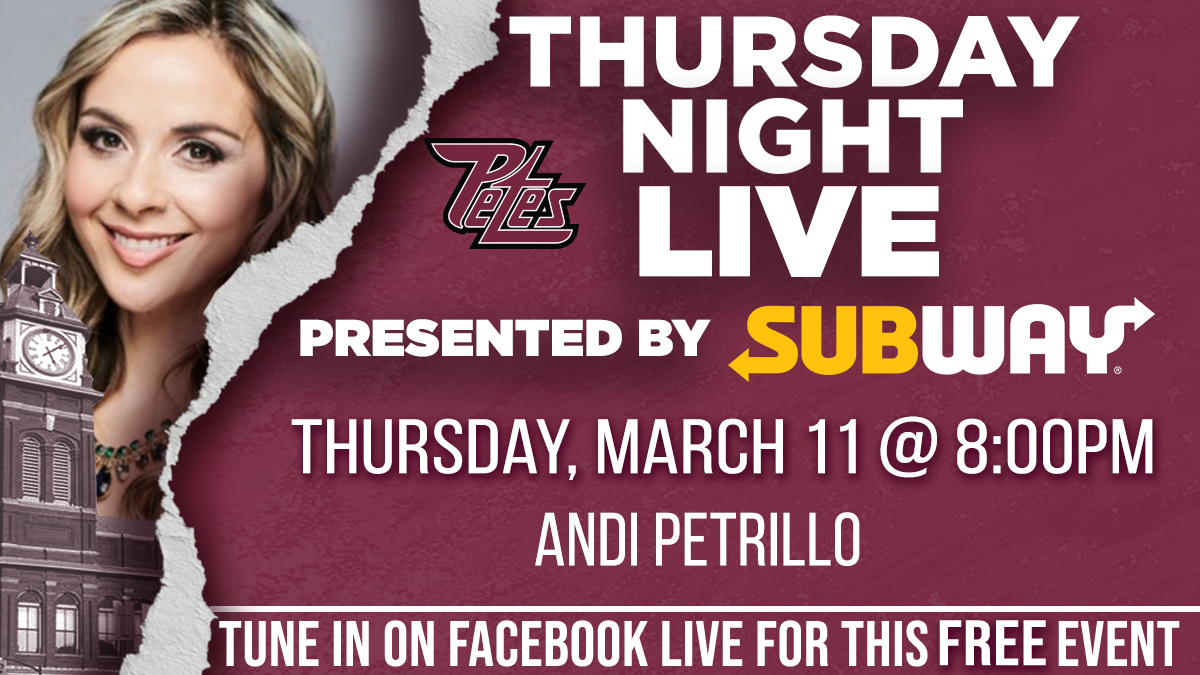 Andi Petrillo Headlines Thursday Night Live Presented by Subway ...