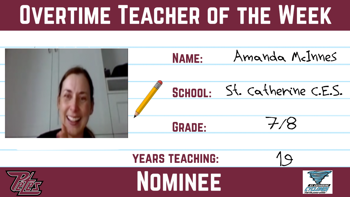 Amanda McInnes is Recognized as This Weeks Peterborough Petes Overtime ...