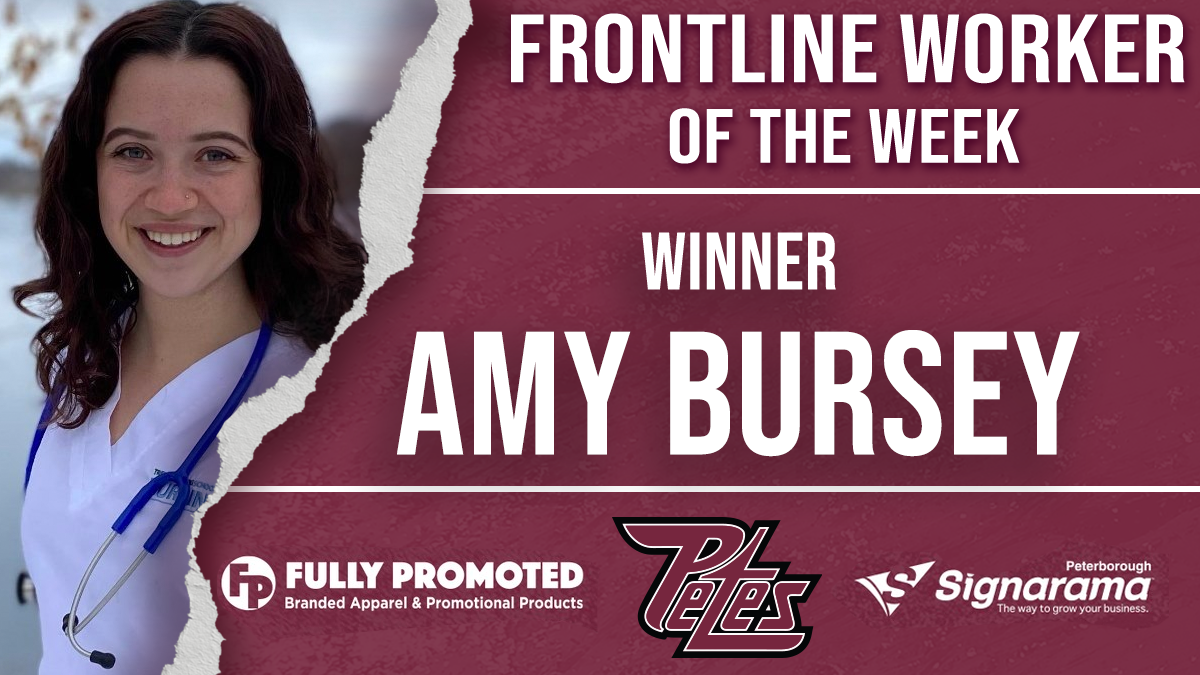 Amy Bursey Recognized as the Petes Frontline Worker of the Week ...