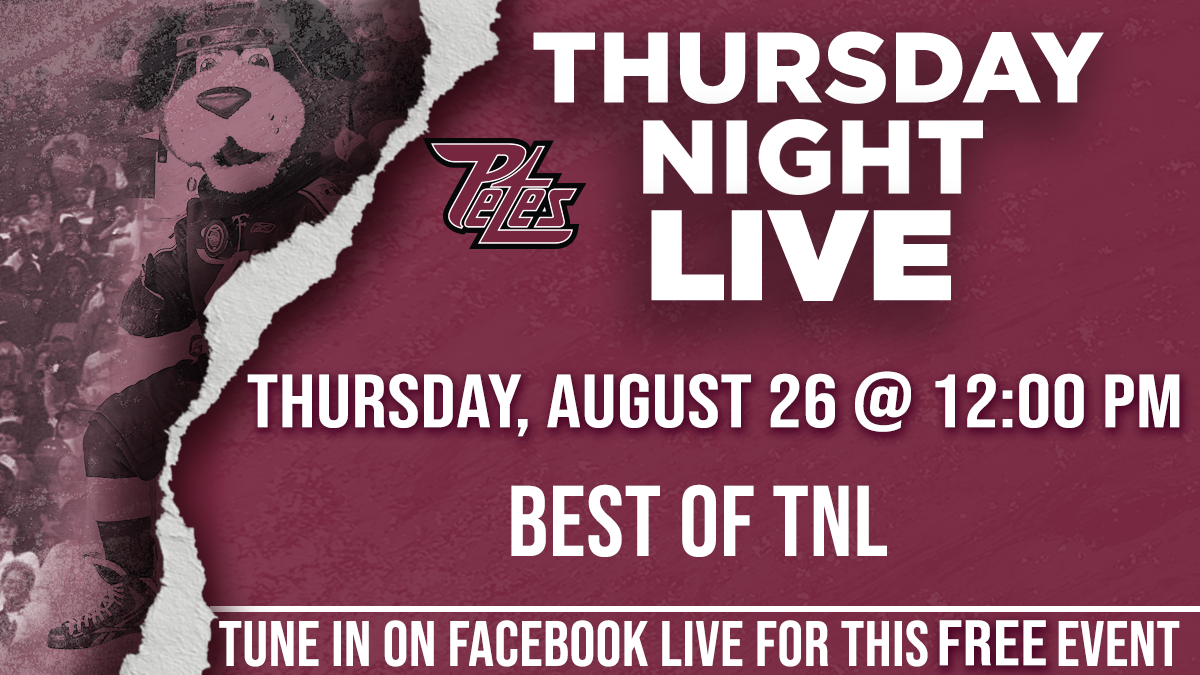 Petes Announce Thursday Night Live Finale - Peterborough Petes