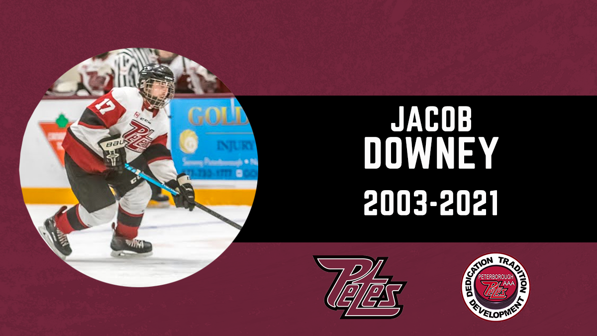 Petes Mourn the Passing of Jacob Downey - Peterborough Petes