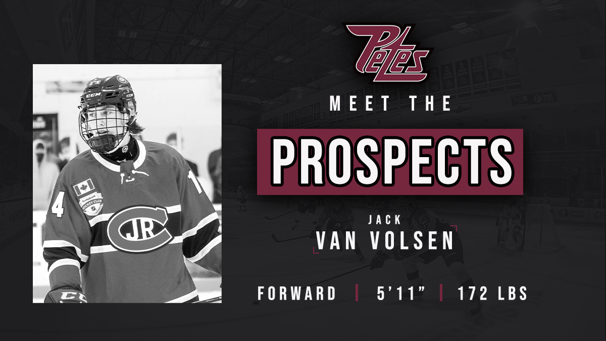 Jack Van Volsen - Meet the Petes Prospects - Peterborough Petes