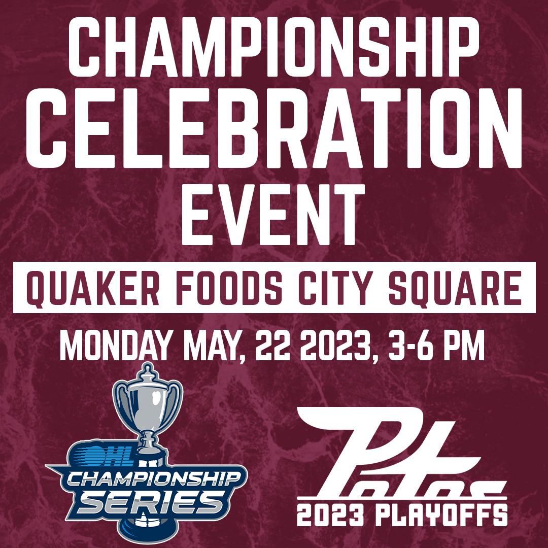 Petes OHL Championship Celebration Event to Take Place on Monday ...