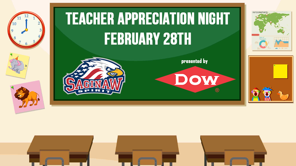 Teacher Appreciation Night - Saginaw Spirit