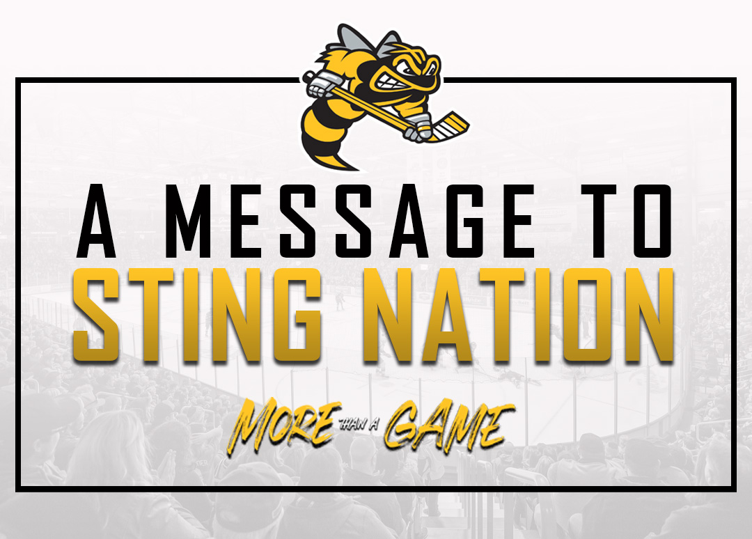 A Message to Sting Nation Regarding Suspension of 2019-20 Season ...