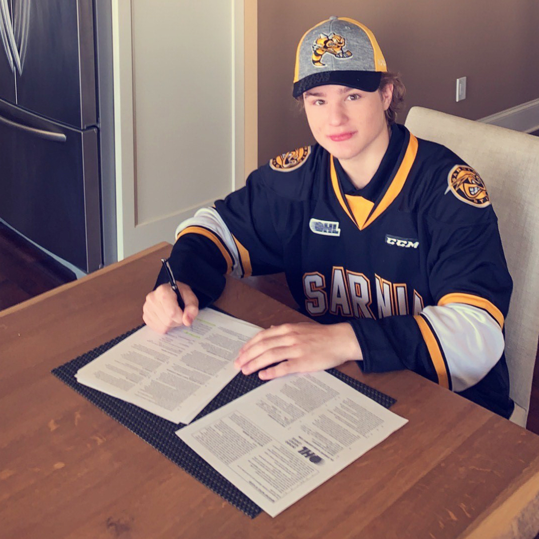 2020 First Round Pick Max Namestnikov Commits To Sting Sarnia Sting 2020 First Round Pick Max Namestnikov Commits To Sting Sarnia Sting