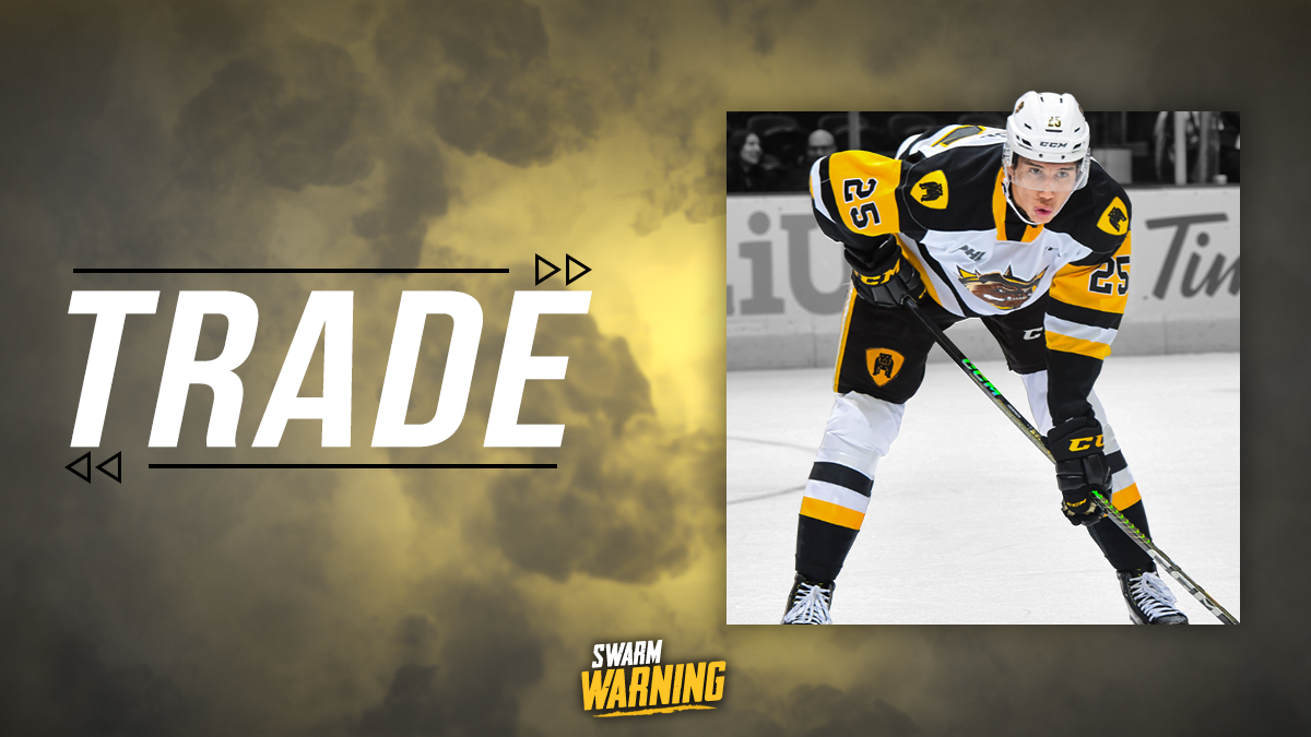 Sting Acquire 6'5" Forward Brenden Anderson from Bulldogs - Sarnia Sting