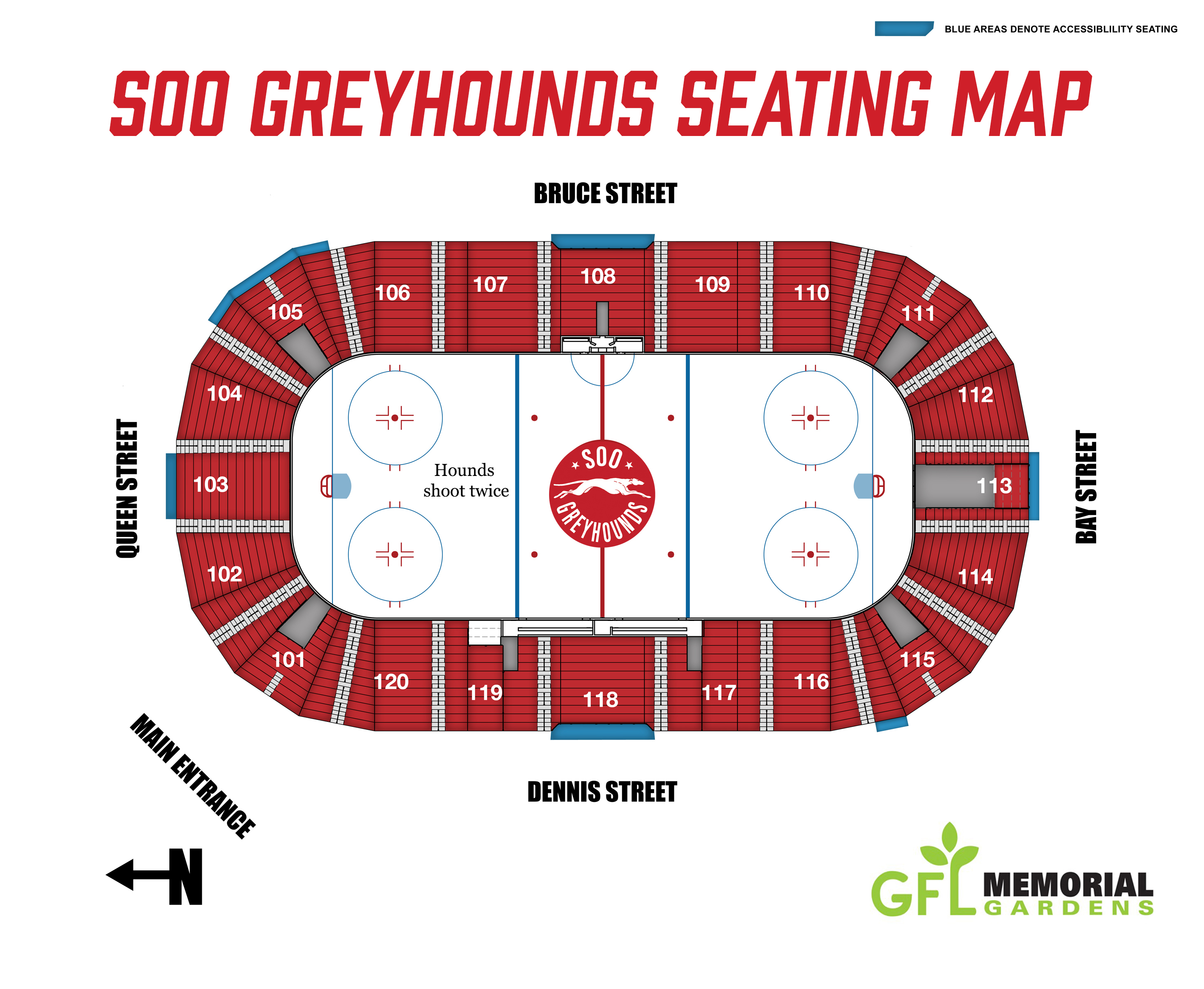 Seating Chart - Soo Greyhounds
