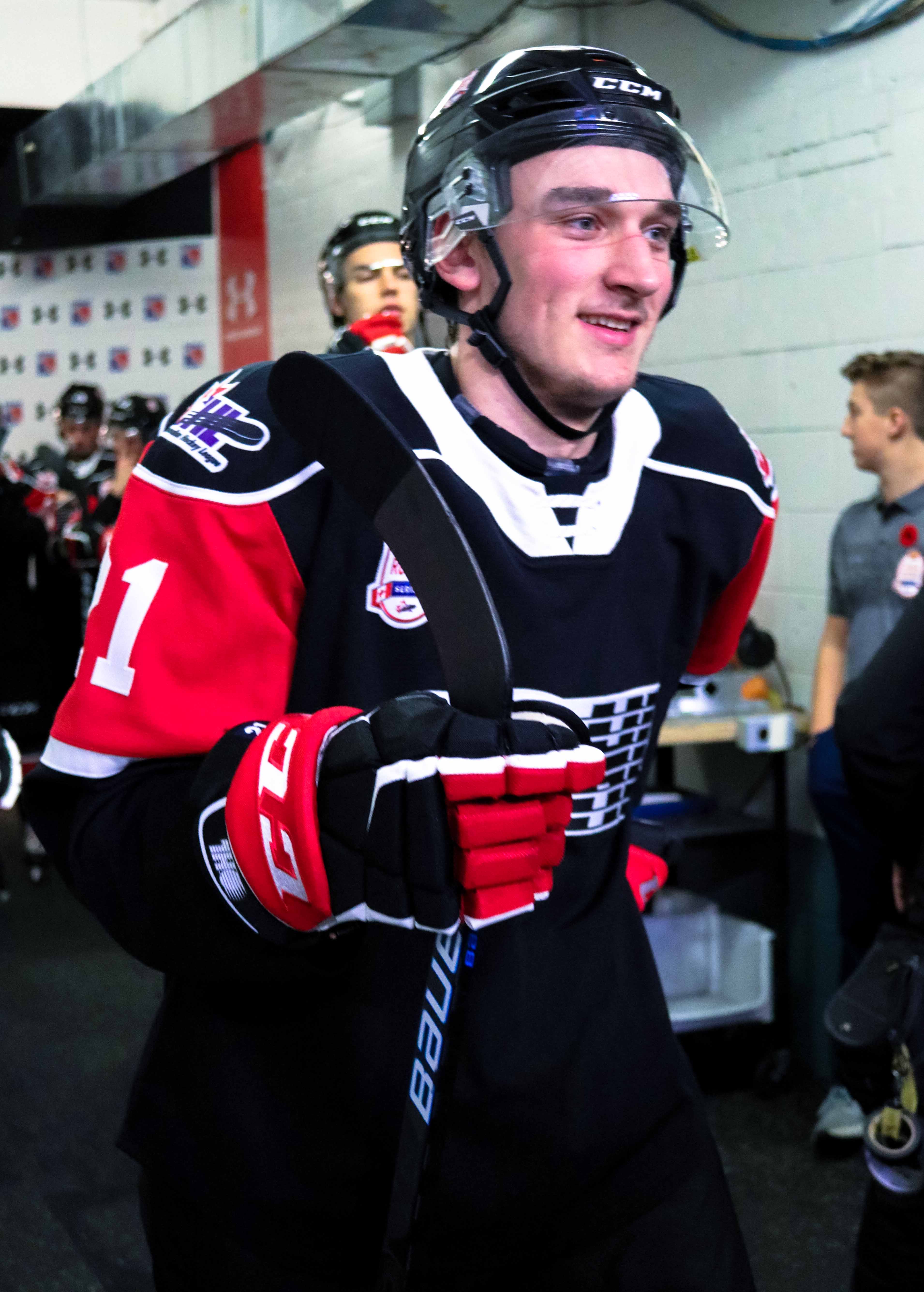 PHOTOS; O'Rourke @ CIBC Canada-Russia Series - Soo Greyhounds