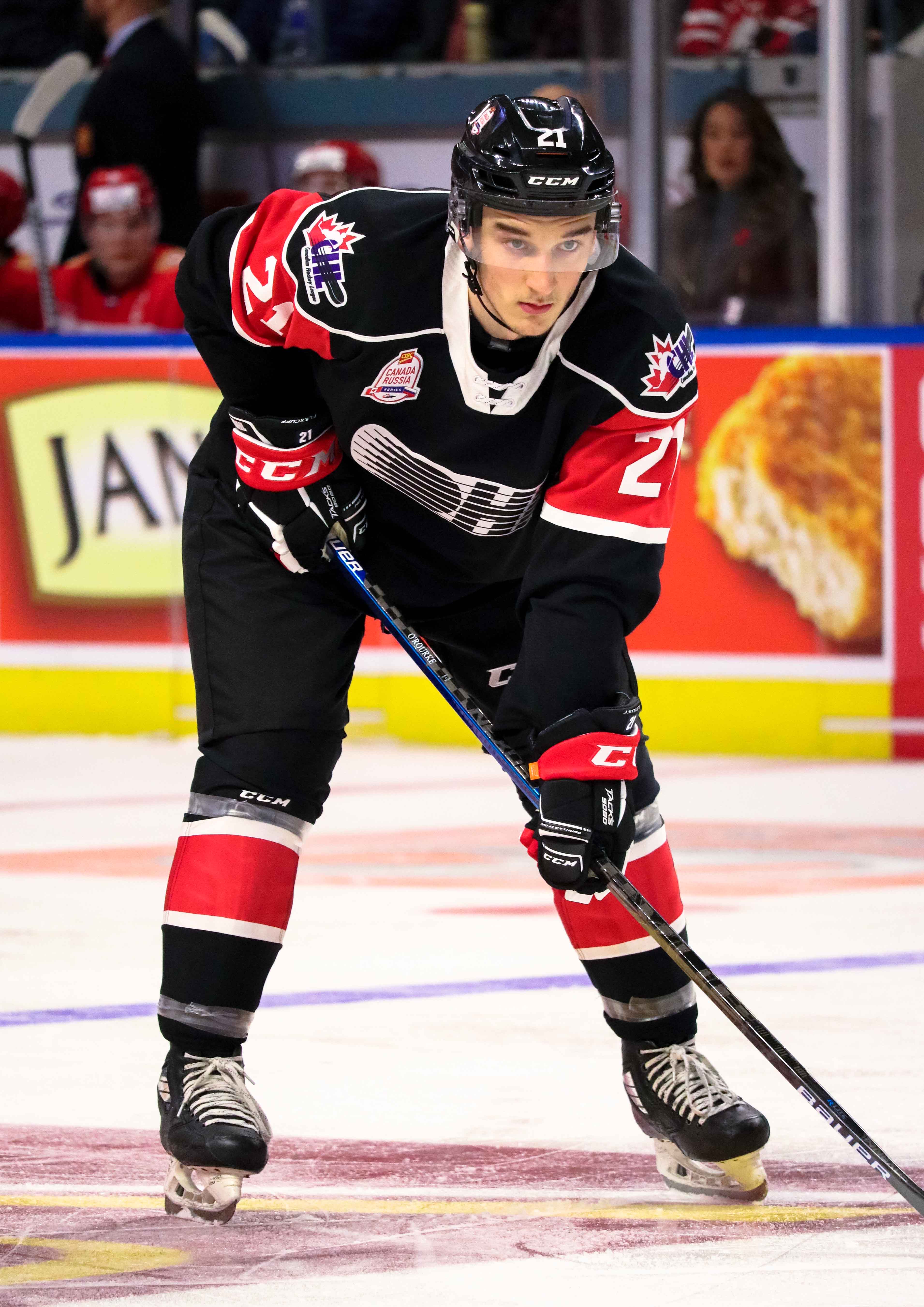 PHOTOS; O'Rourke @ CIBC Canada-Russia Series - Soo Greyhounds