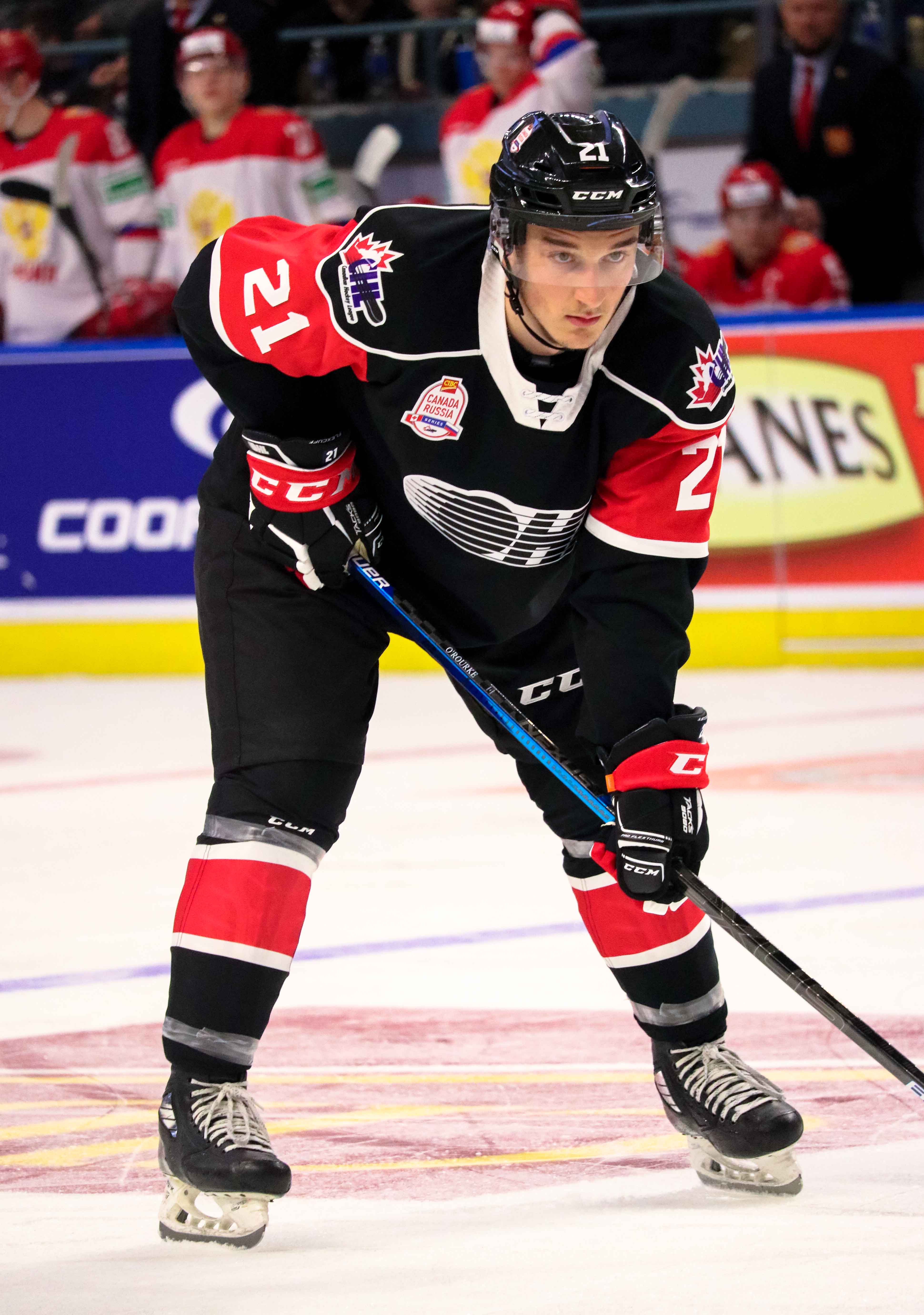 PHOTOS; O'Rourke @ CIBC Canada-Russia Series - Soo Greyhounds