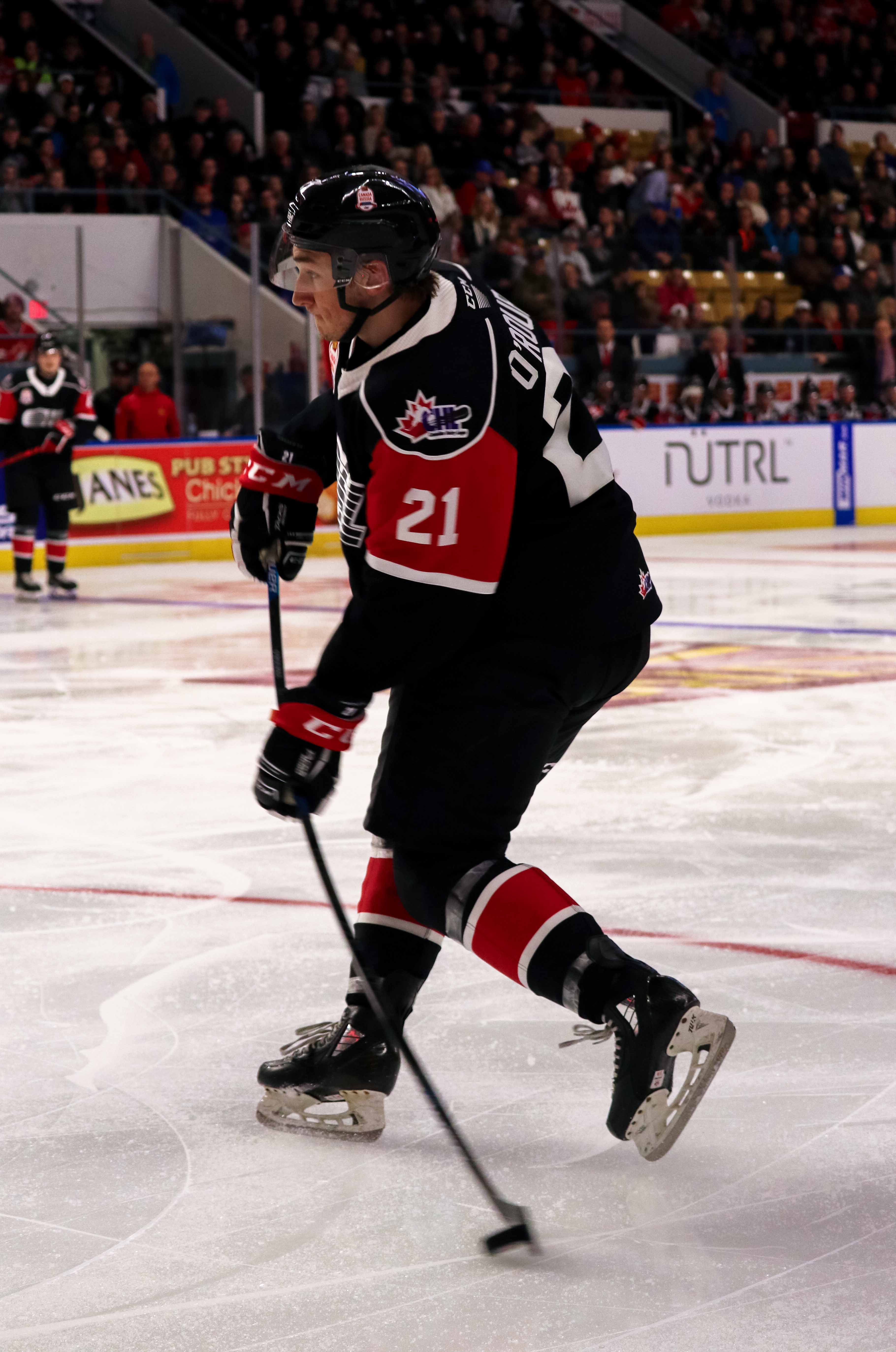 PHOTOS; O'Rourke @ CIBC Canada-Russia Series - Soo Greyhounds