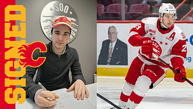 Flames Sign Rory Kerins - Soo Greyhounds