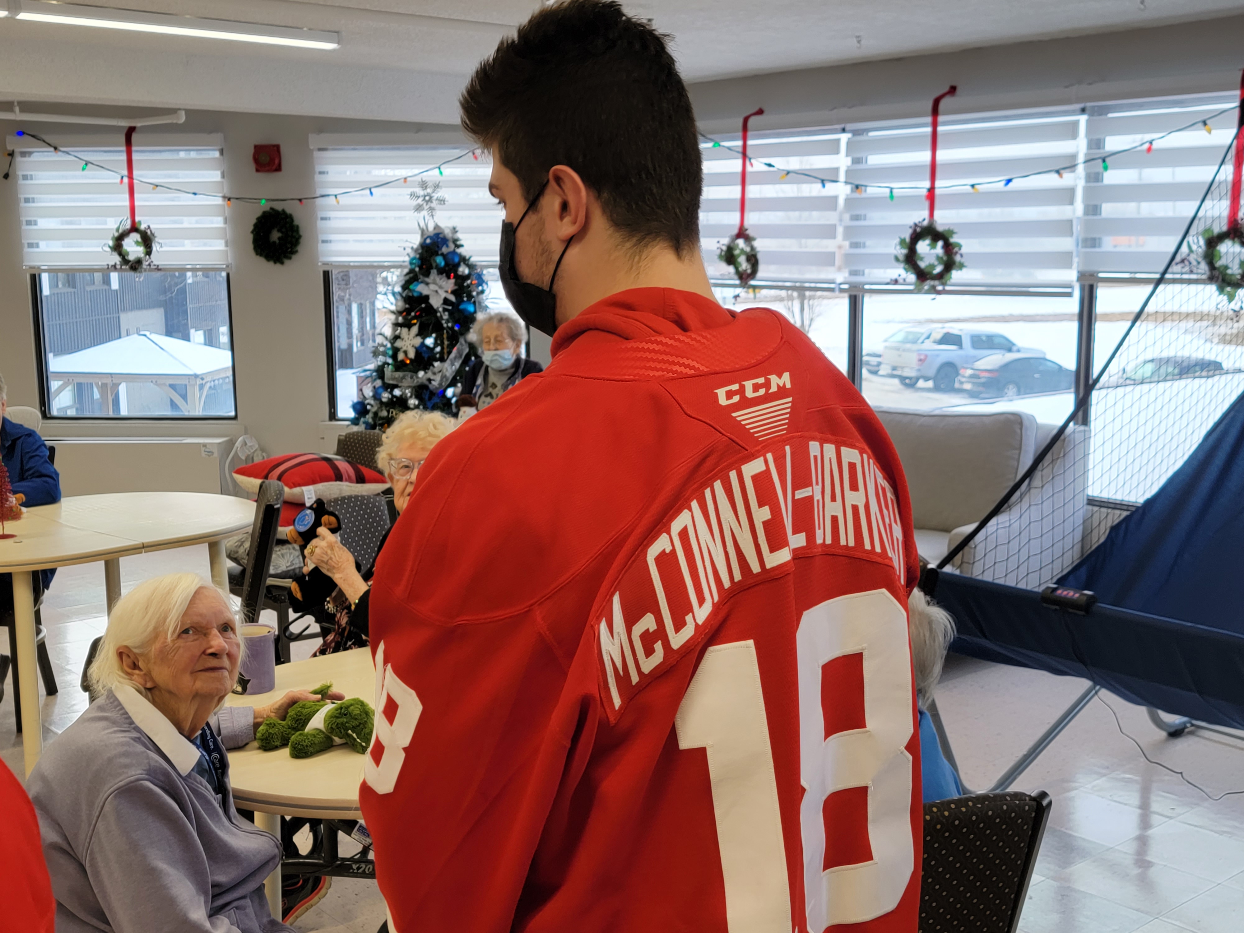 PHOTOS (20); Visit to the Great Northern Retirement Home - Soo Greyhounds