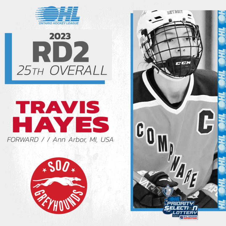 RESULTS; 2023 OHL Priority Selection presented by Real Canadian Superstore - Soo Greyhounds