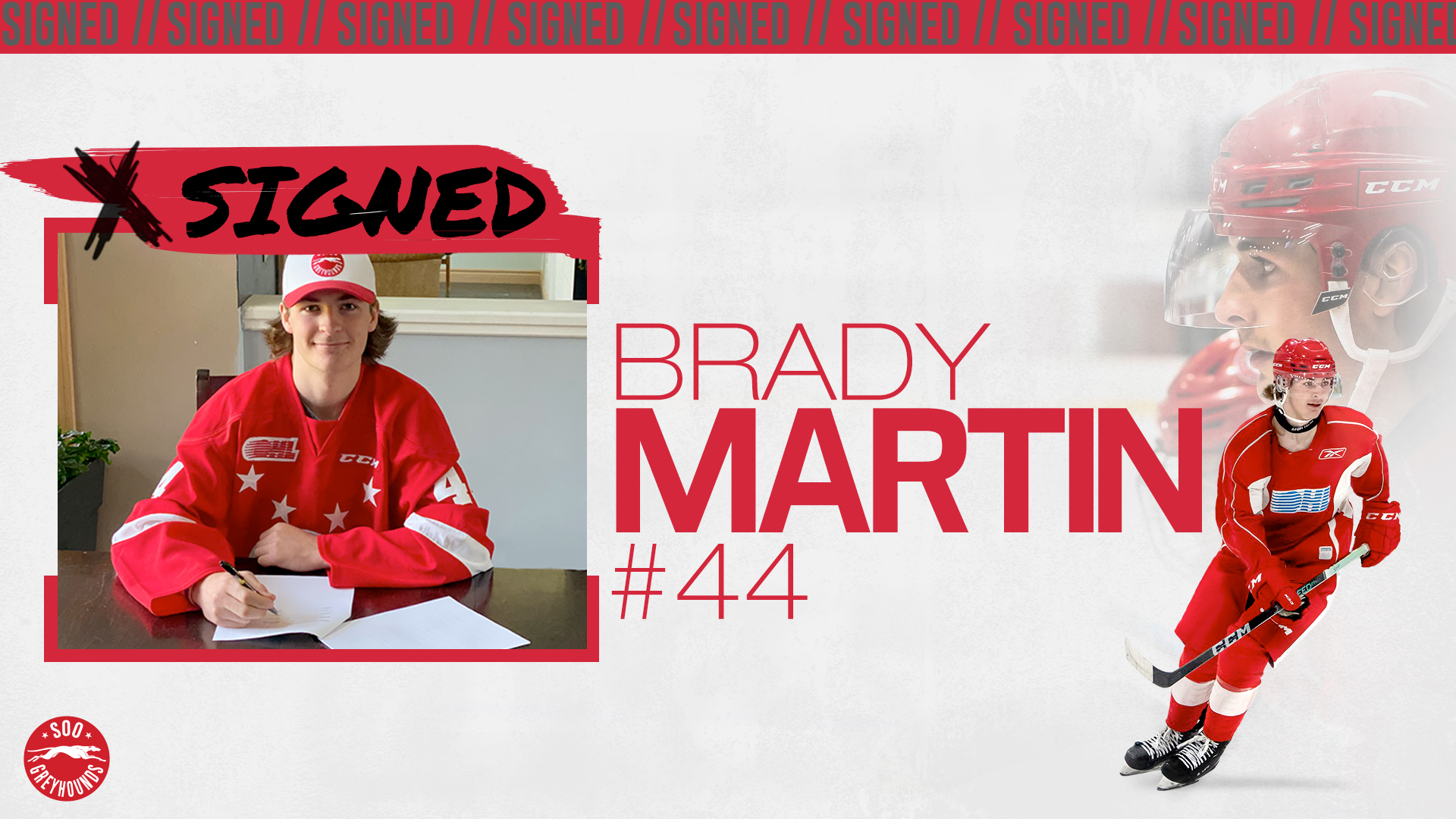 Brady Martin commits to Greyhounds - Soo Greyhounds