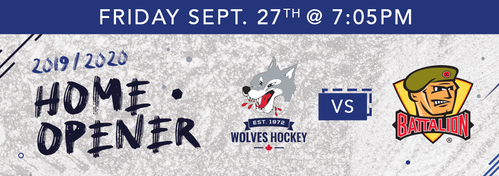 Wolves to Open 2019-20 Home Schedule Against Battalion - Sudbury Wolves