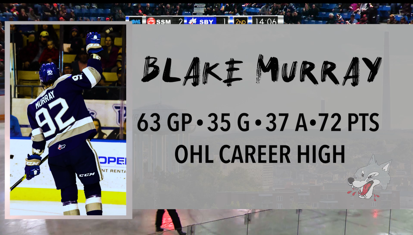 2019-20 Blake Murray: Career High, 72 Points - Sudbury Wolves