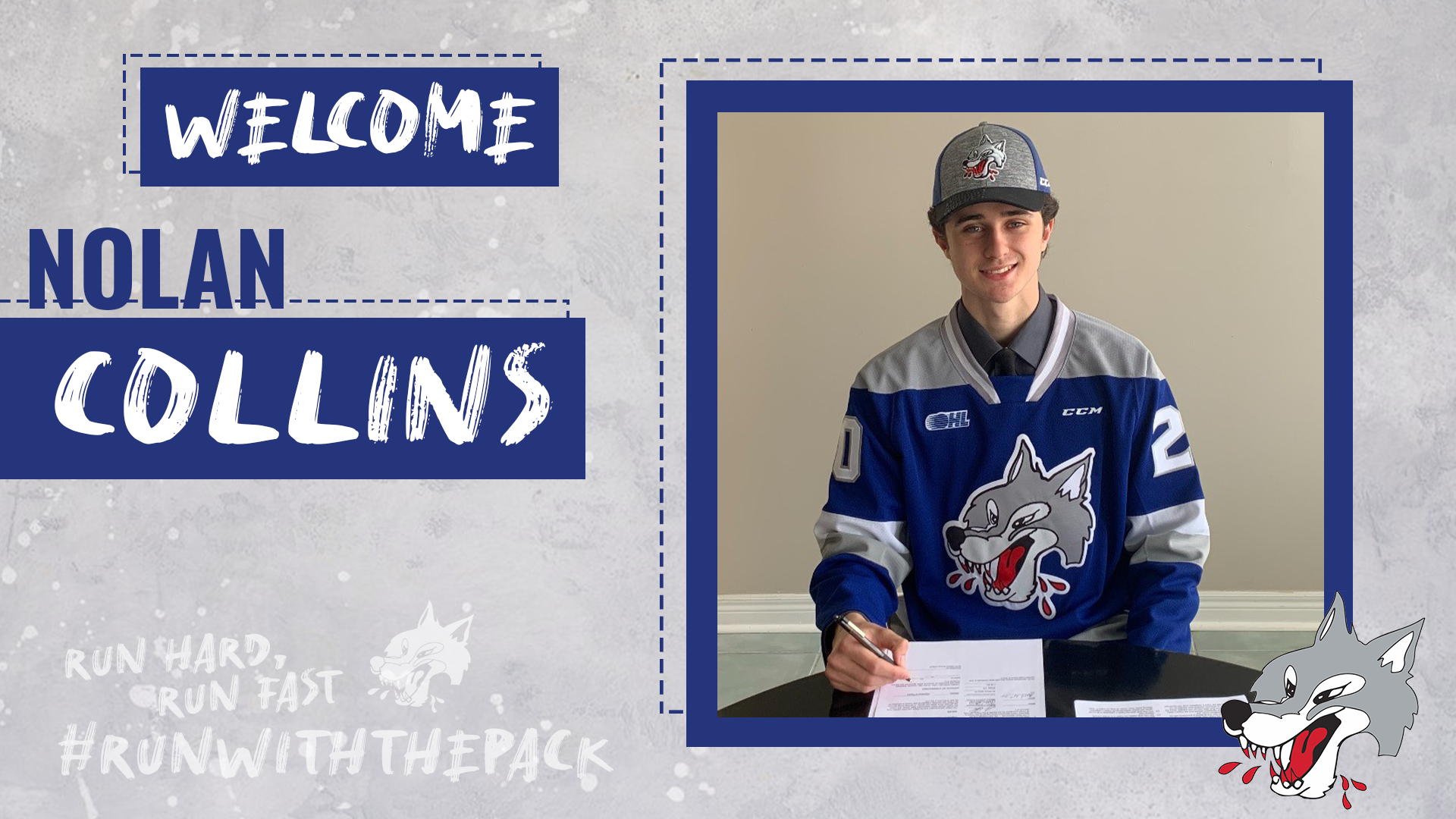 Nolan Collins Commits to Wolves – Sudbury Wolves