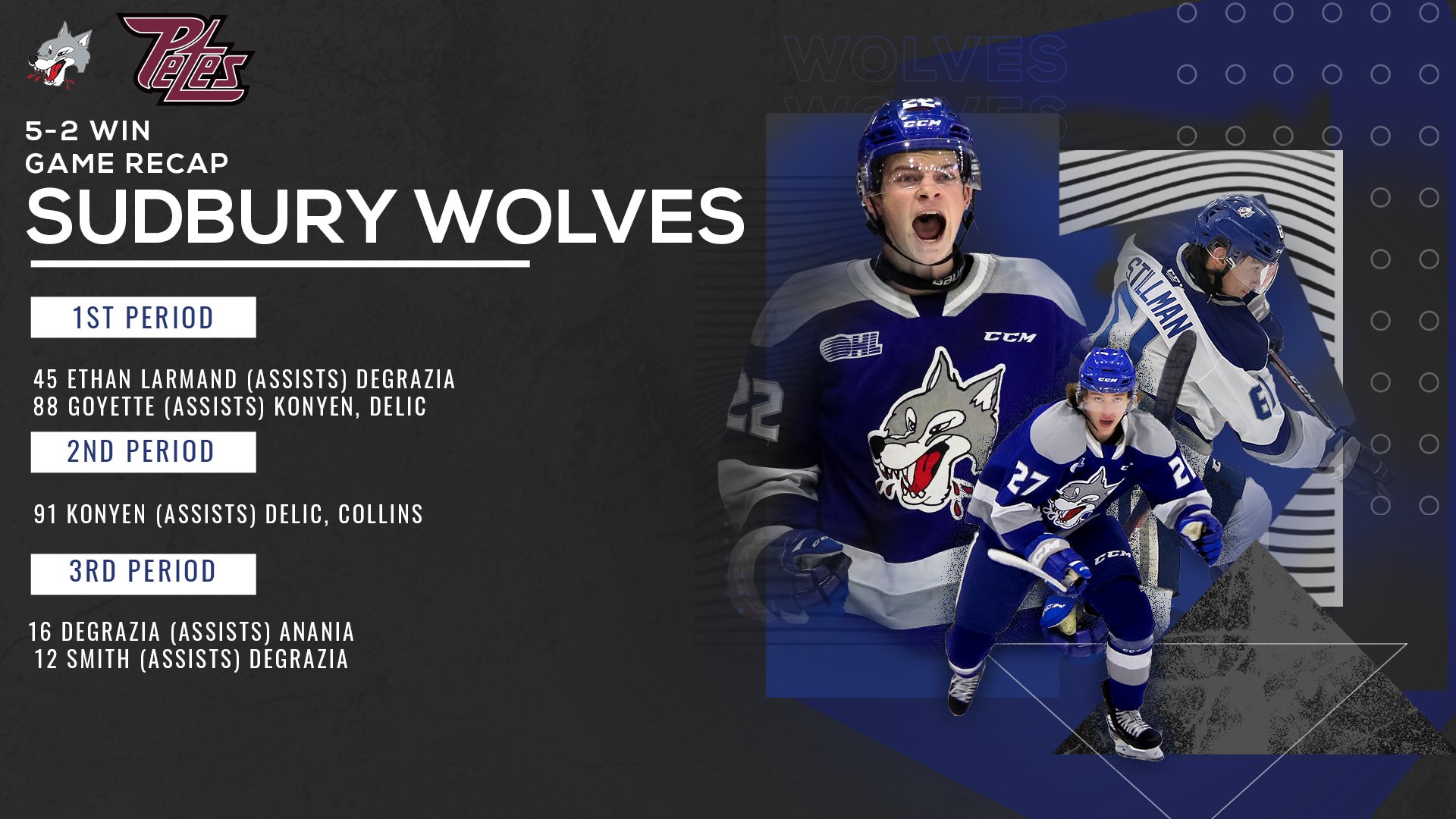 Wolves Defeat Petes in Pre Season Opener - Sudbury Wolves