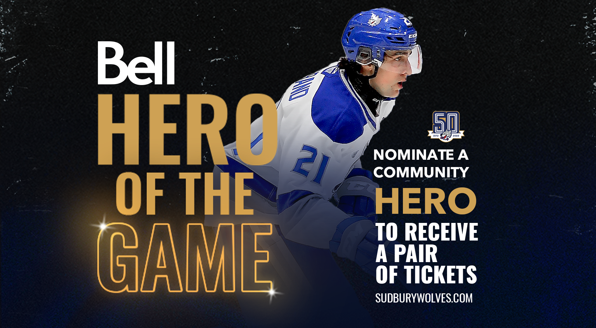 Wolves & Bell Partner to Recognize Local Heros - Sudbury Wolves