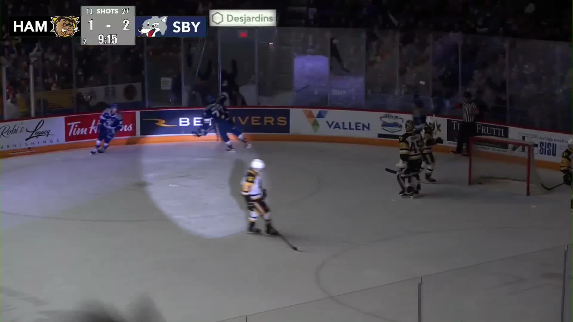 Game 67 Highlights: Bulldogs @ Wolves - Sudbury Wolves
