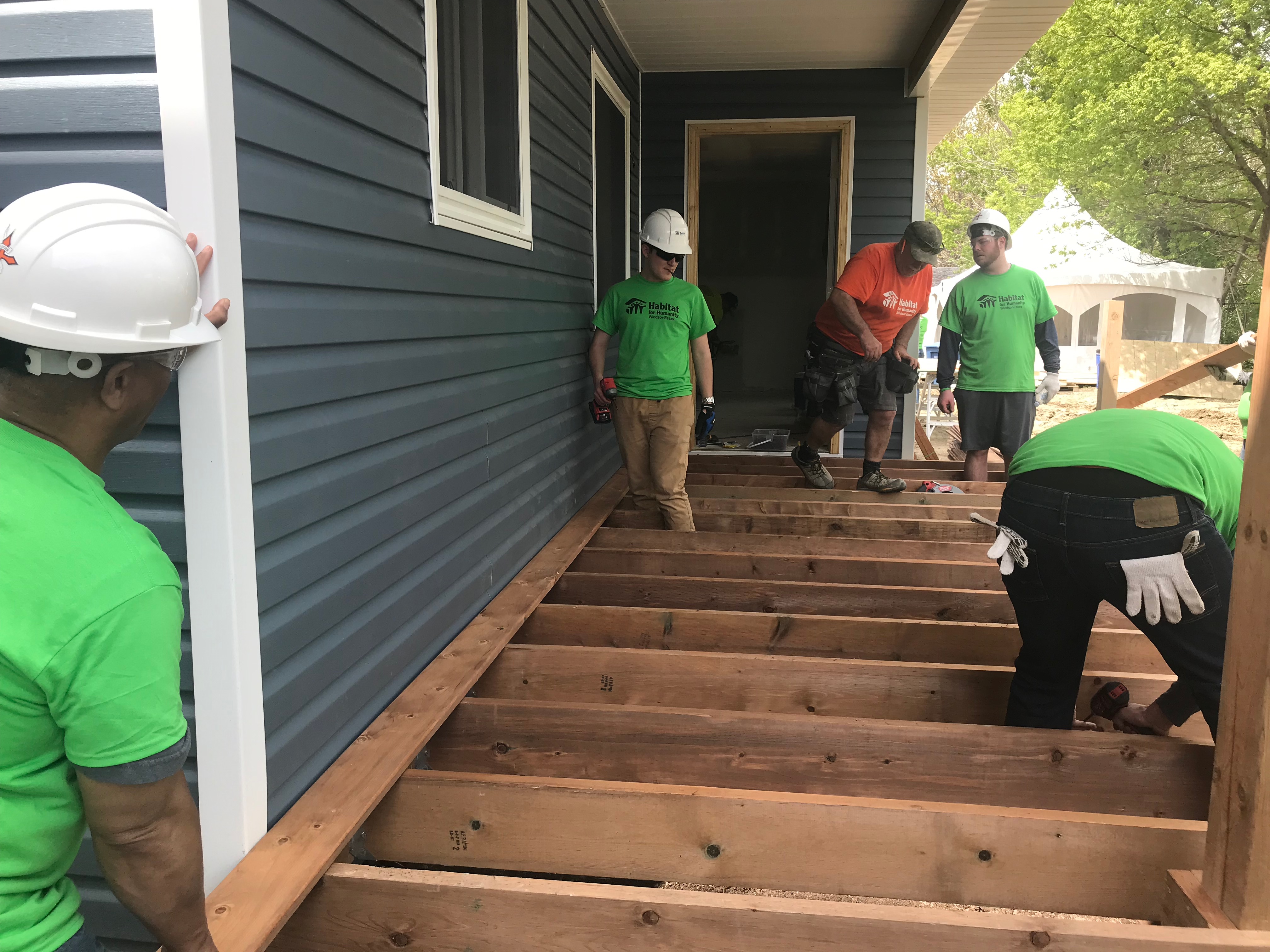 SPITFIRES STAFF PITCHES IN AT HABITAT FOR HUMANITY BUILD - Windsor ...
