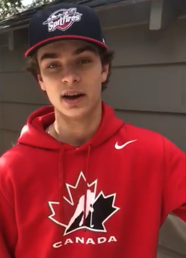 Wyatt Johnston Reflects on OHL Draft Experience - Windsor Spitfires