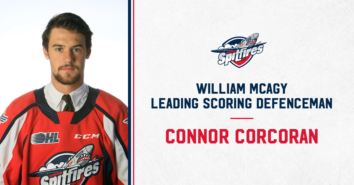 SPITFIRES TEAM AWARDS - Leading Point Scorer Award – EGOR AFANASYEV ...